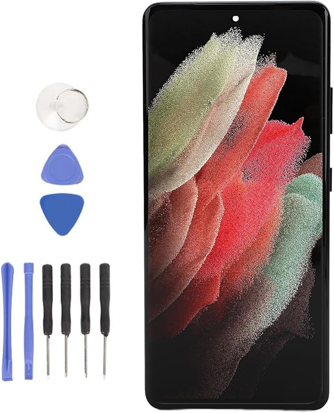 for S21 Ultra Screen Replacement Kit, 6.8 Inch 3200x1440 Full HD LCD ...