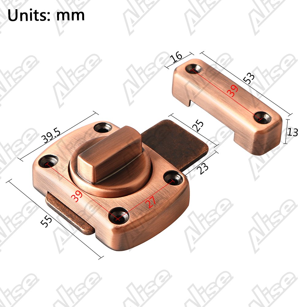 Snapklik.com : Alise Rotate Bolt Latch Gate Latches Safety Door Slide Lock