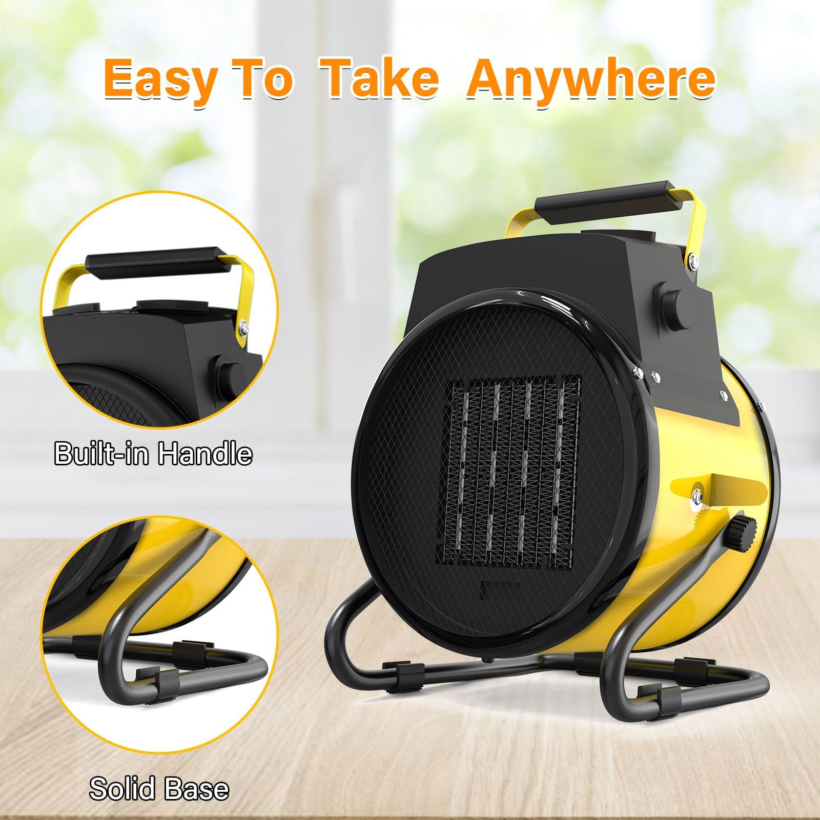 Snapklik.com : Karveden Outdoor Patio Heater, Portable Electric Garage ...