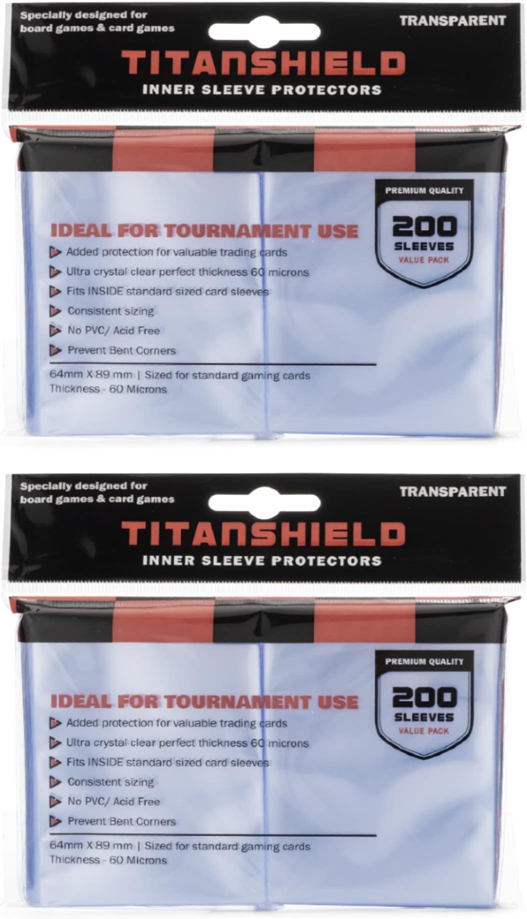 Amazon.com: Vault X Exact Fit Trading Card Sleeves - High Clarity ...