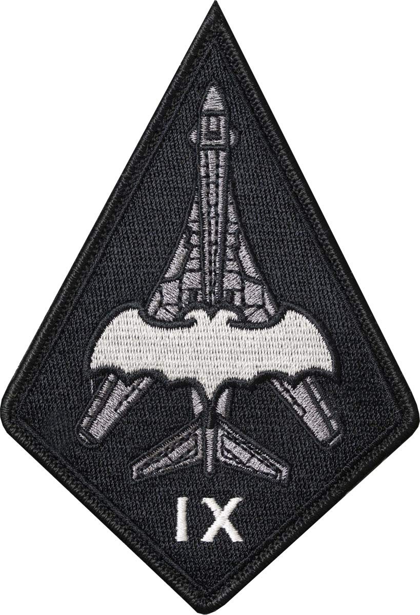 Amazon.com: 9th Bomb Squadron Full Color USAF Patch (Bat Bone) with ...