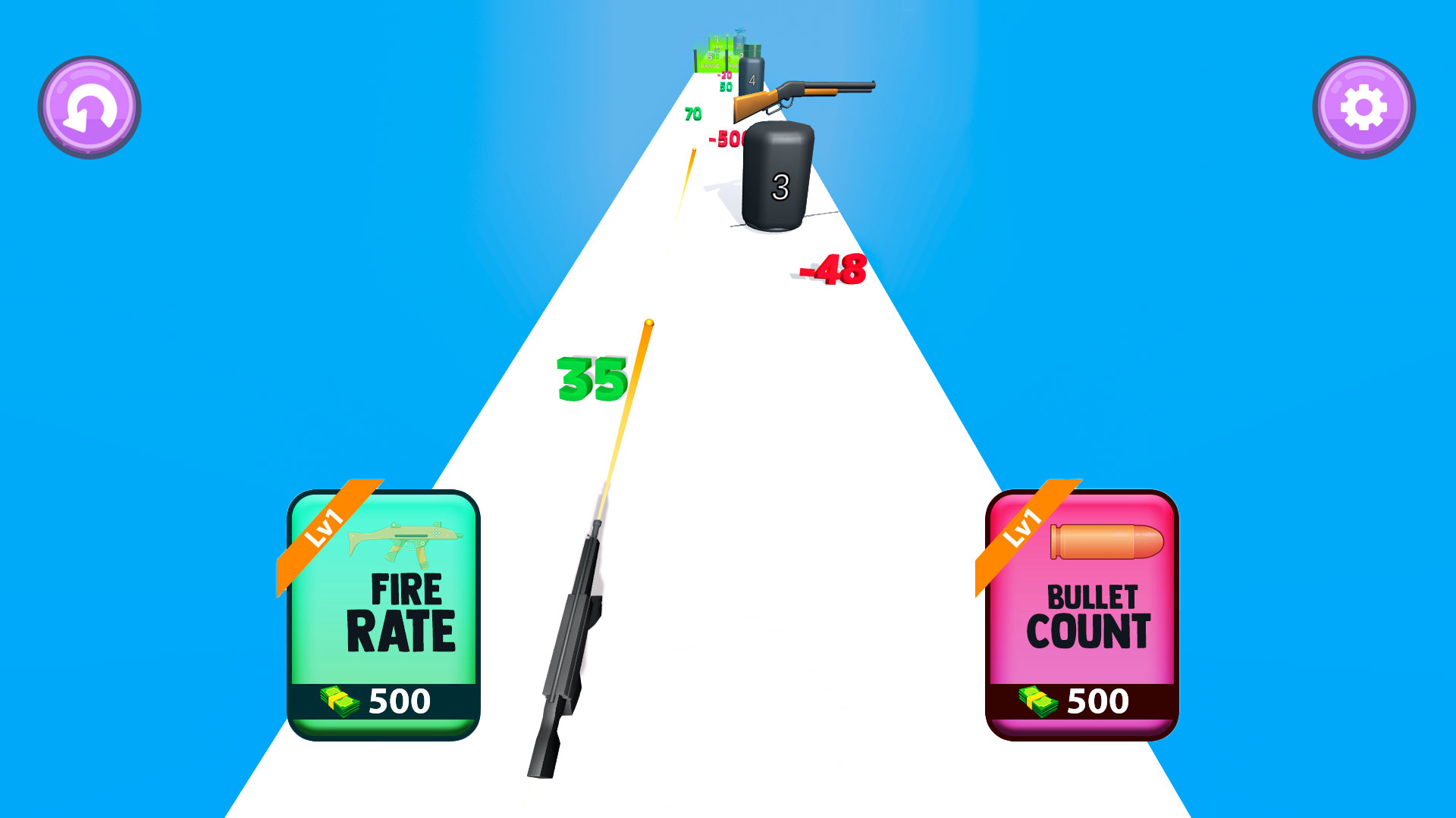 Digit Gun Shooter Rush: Merge Number Master 3D - Money Shooter Weapon ...