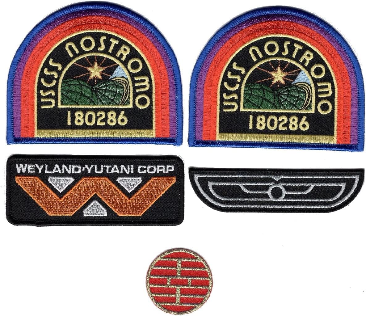 Amazon.com: Alien U.S.C.S.S. Nostromo Flight Wings Weyland Yutani Patch ...