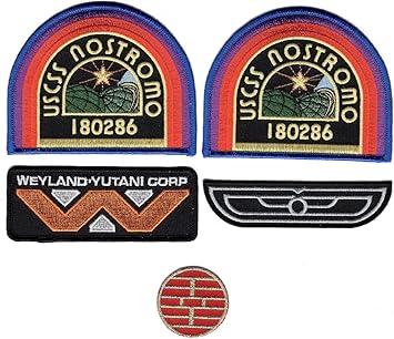 Amazon.com: Alien U.S.C.S.S. Nostromo Flight Wings Weyland Yutani Patch ...