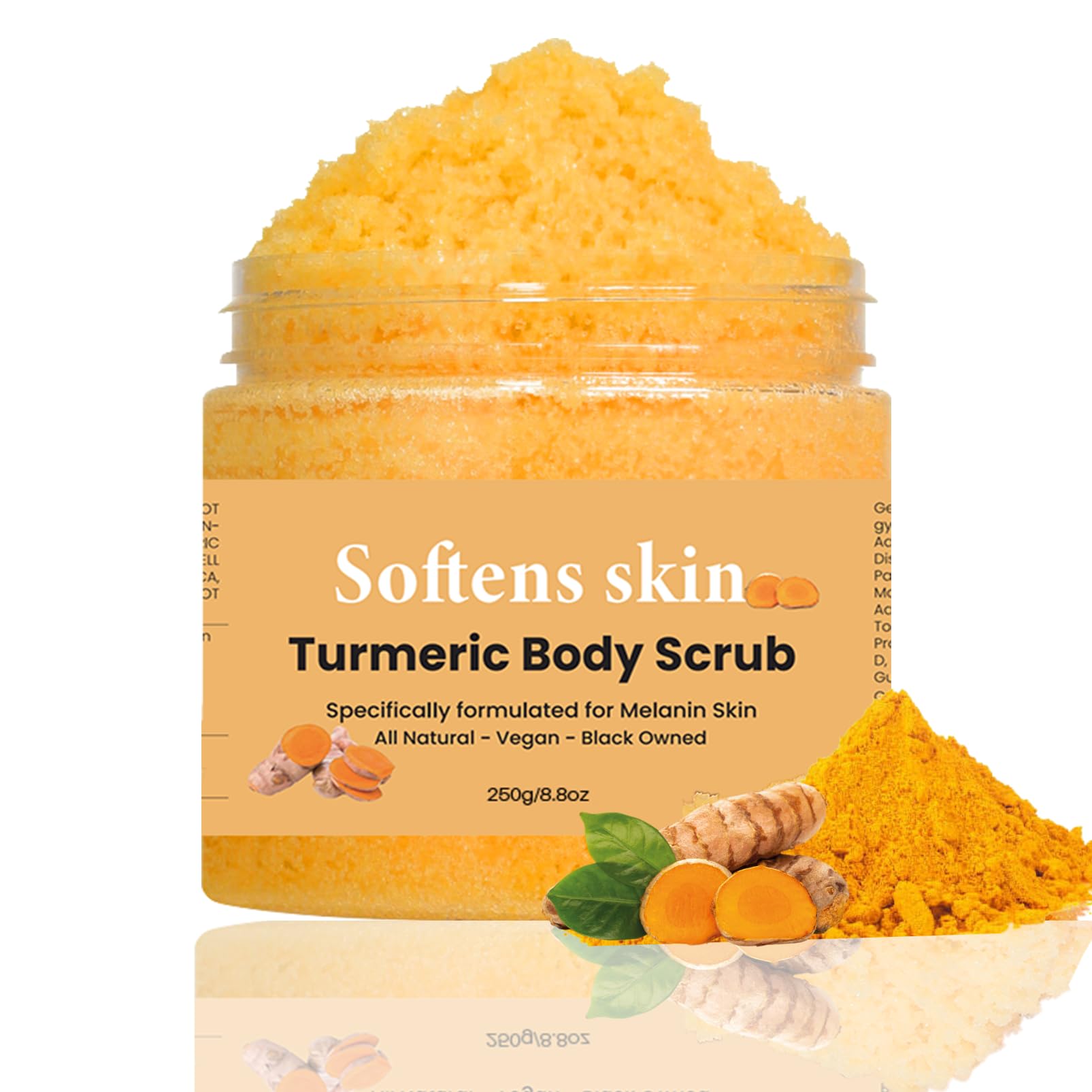 Turmeric Body Scrub - Exfoliating Body Scrub - Vitamin C Remove Dead ...