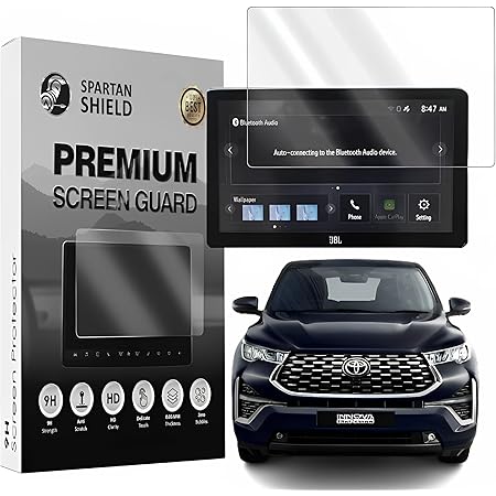 Spartan Shield 9H Touch Screen Guard For TOYOTA INNOVA HYCROSS GX VX 8 ...