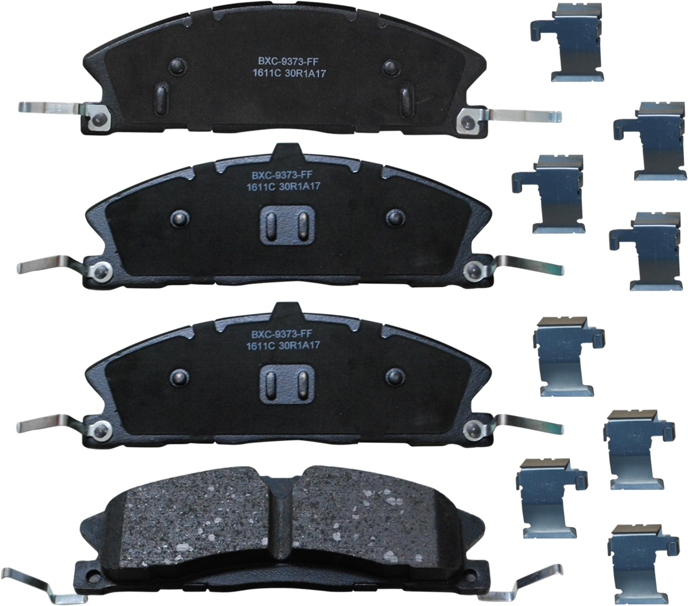 Amazon.com: evkingauto Front Rear Ceramic Brake Pads Compatible with ...