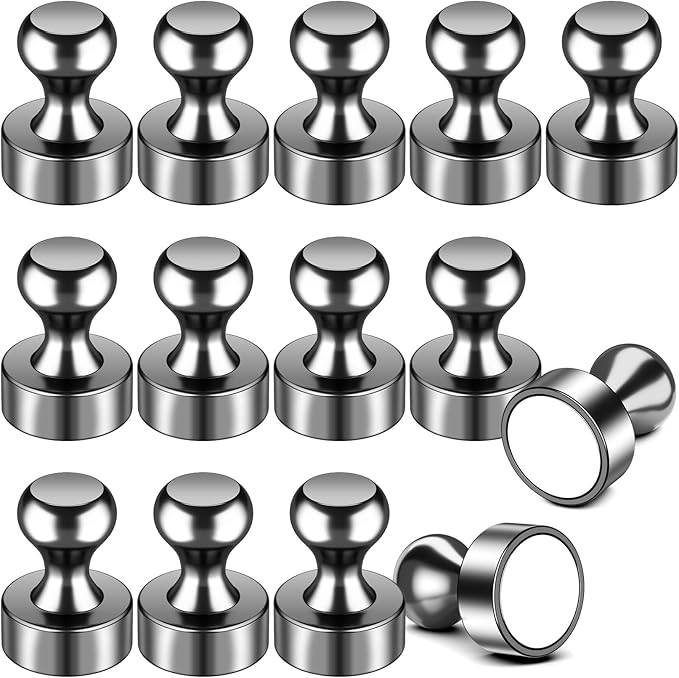Amazon.com: FINDMAG Magnetic Push Pins, Neodymium Tacks Magnets, 14 ...