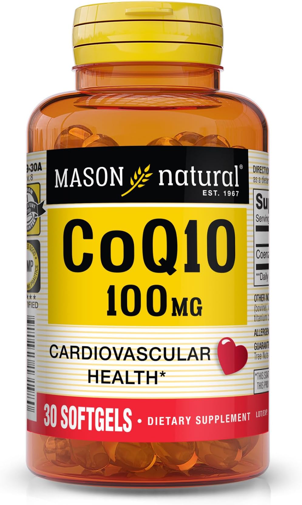 Amazon.com: Nature Made CoQ10, Softgels Helps Supports Heart Function ...