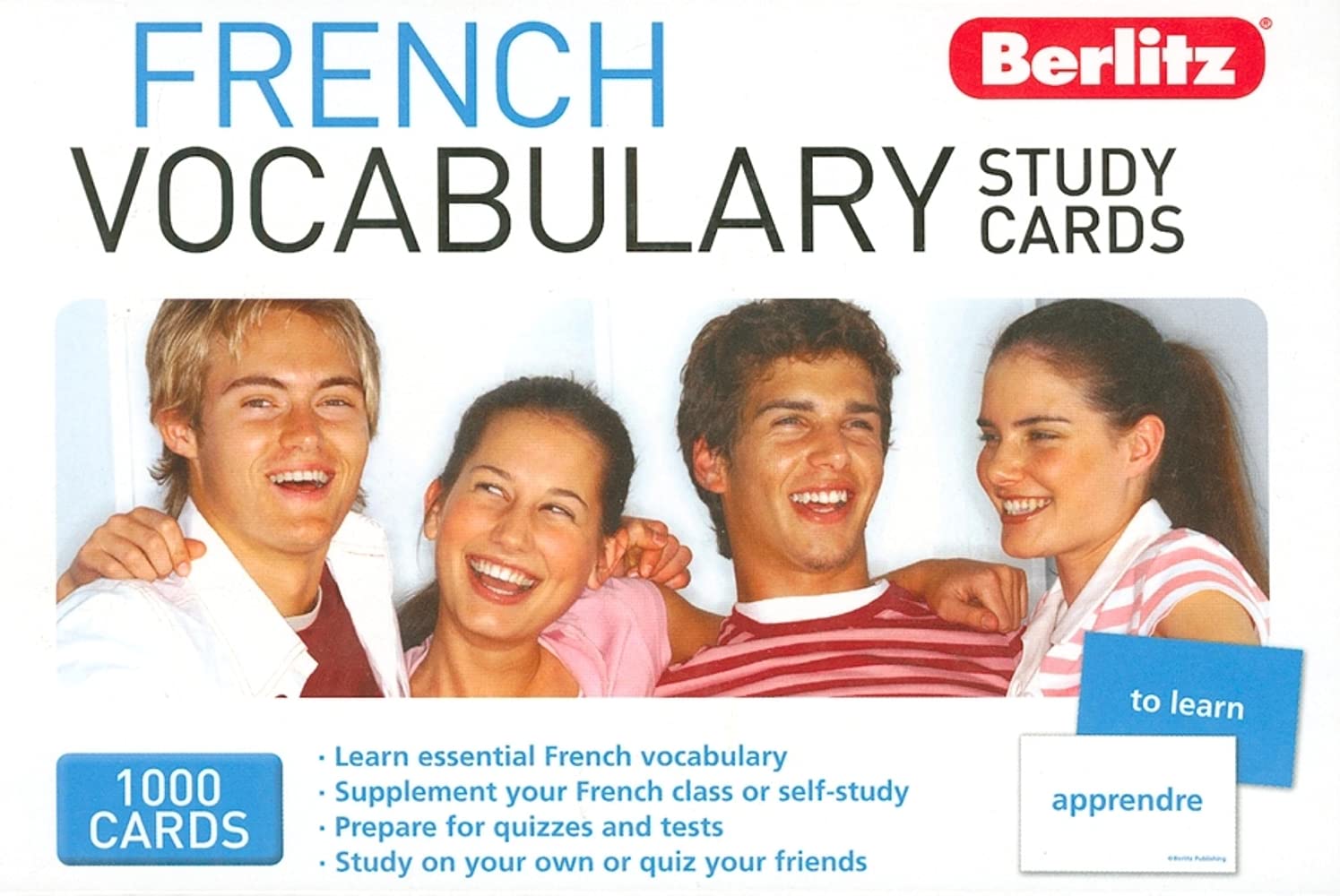 Amazon.com: Berlitz Language - French Vocabulary Study Cards ...
