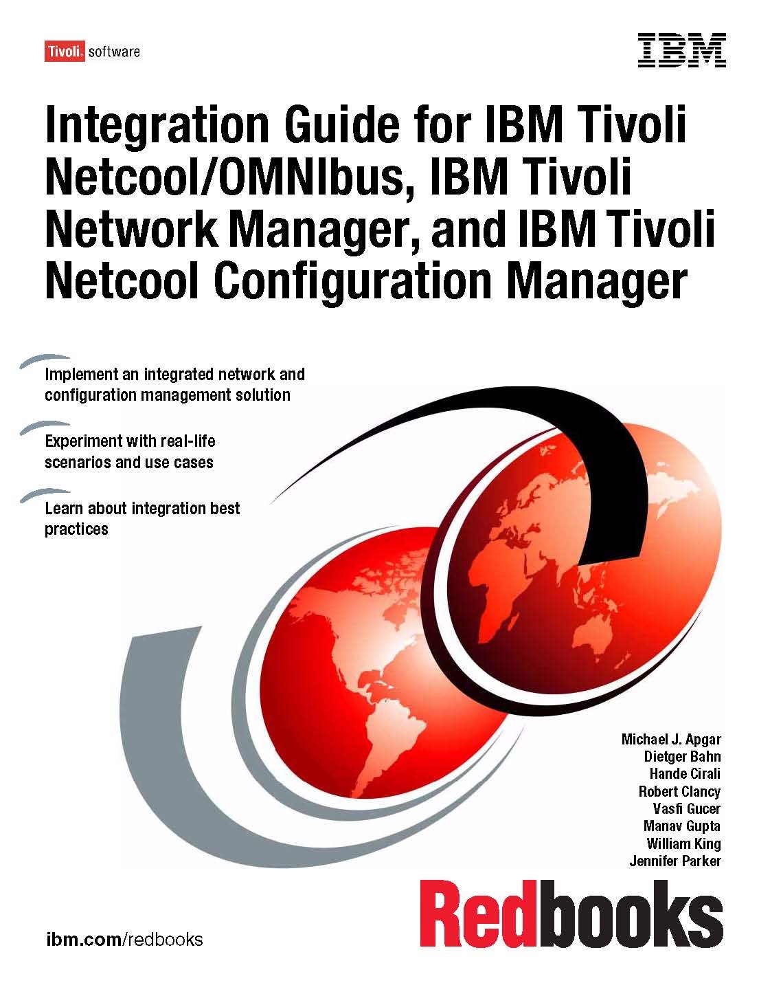 Integration Guide for IBM Tivoli Netcool/omnibus, IBM Tivoli: IBM ...