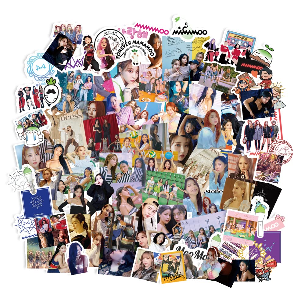 Buy YOGGOO MAMAMOO Sticker Pack 100Pcs MAMAMOO Cartoon Sticker The Best ...