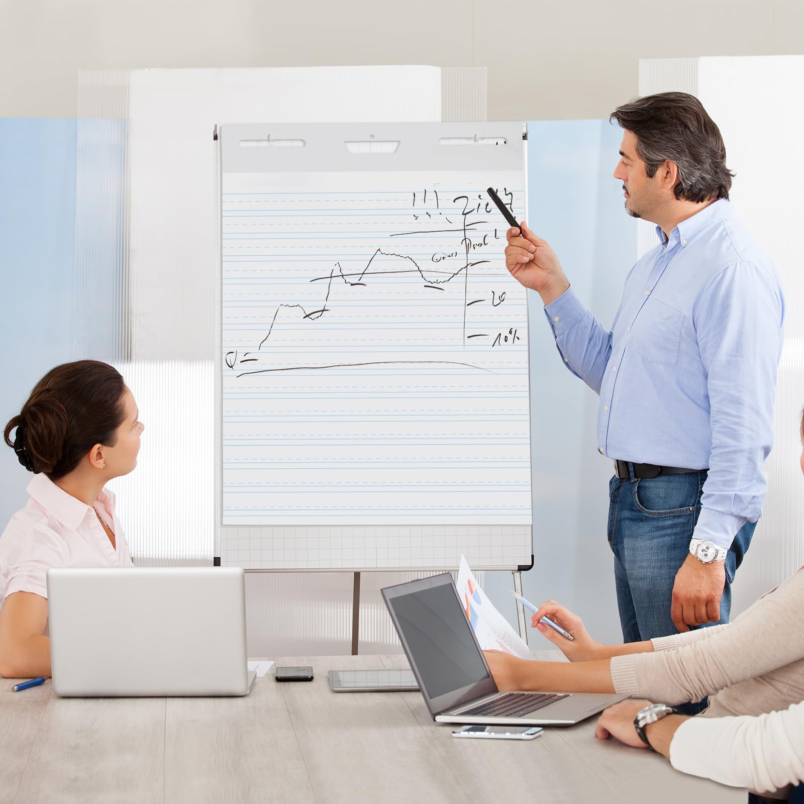 Seajan 6 Pack Easel Pad Flip Chart Paper 25 x 30 in Large Easel Paper ...