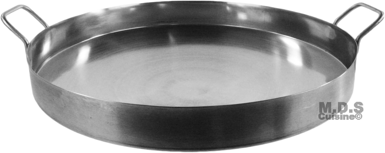 Amazon.com: Stainless Steel Flat Comal Griddle Pan Cookware 16 inch ...