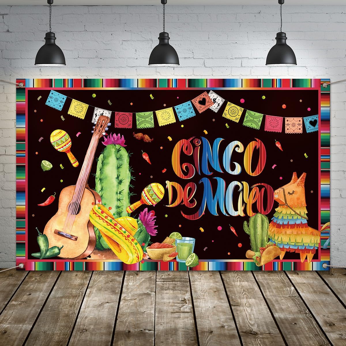 Amazon.com : Cinco De Mayo Backdrop for Photography 5 De Mayo Decor ...