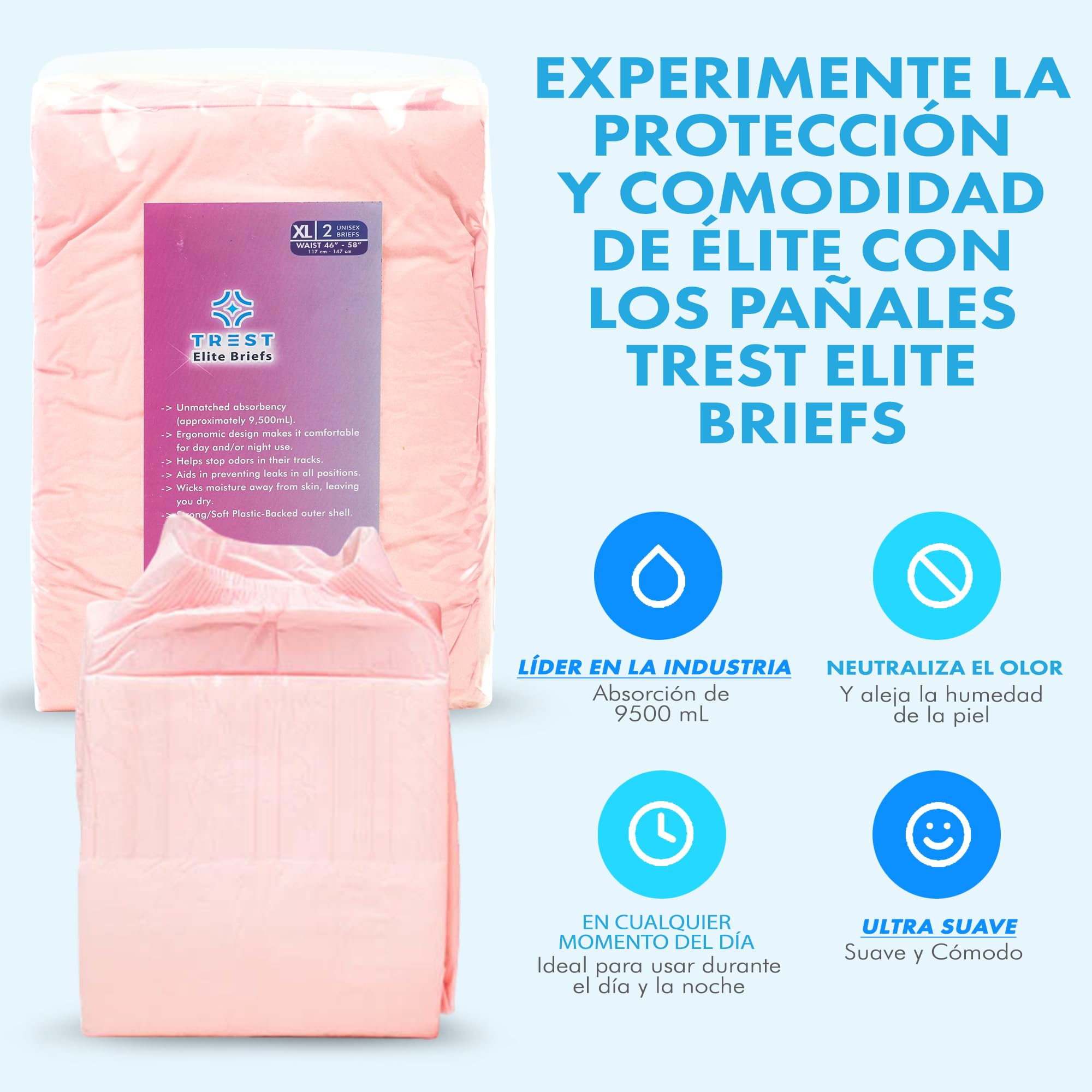 Snapklik.com : TREST Elite Briefs For Men And Women, Overnight Diapers ...