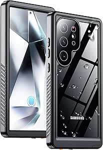 Amazon.com: SPIDERCASE Funda impermeable diseñada para Samsung Galaxy S24 Ultra, protector de ...