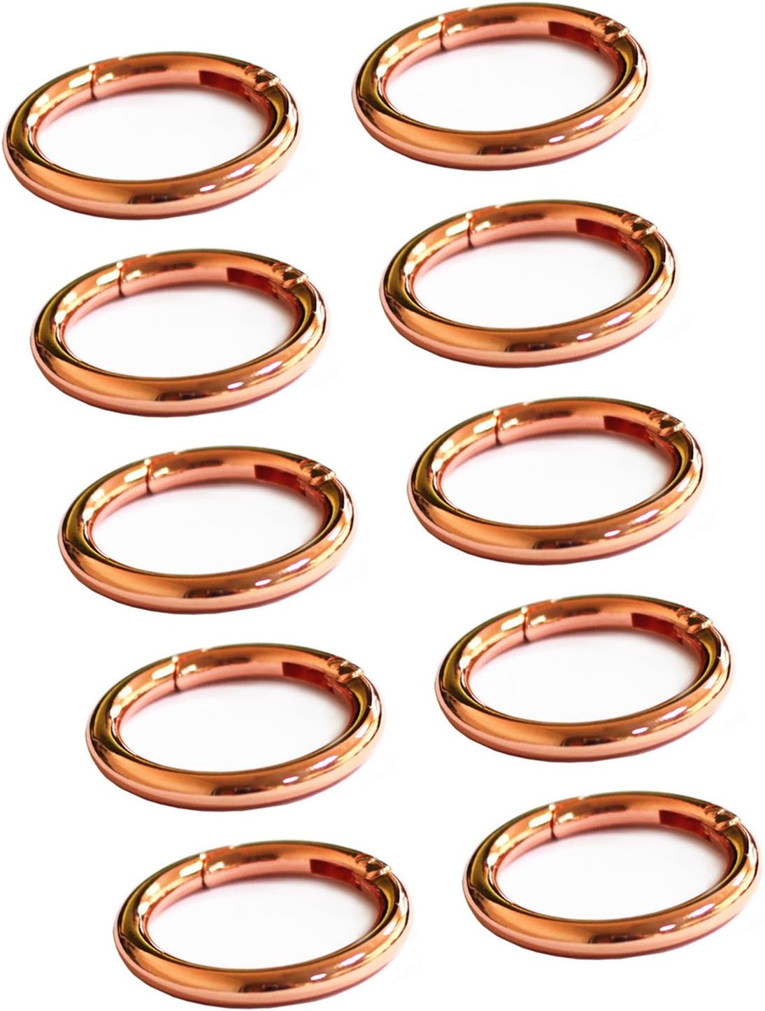 Amazon.com: WEICHUAN 10PCS Spring Clip Round Carabiner- 1-1/2" Gate O ...