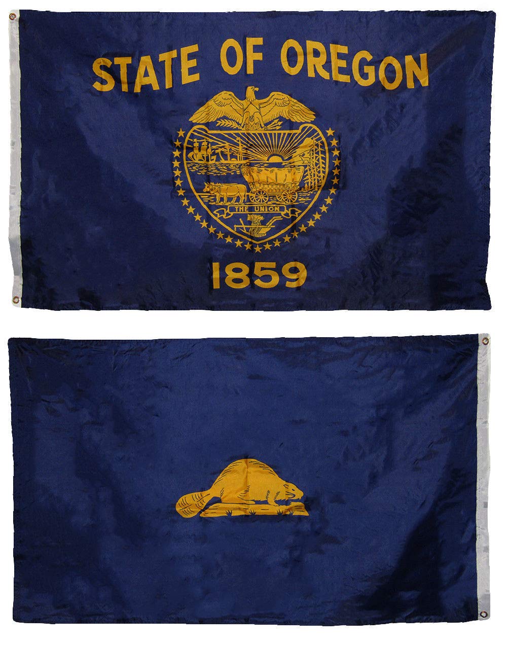 Amazon.com : AES 3x5 State of Oregon 3'x5' Double Sided Super Polyester ...