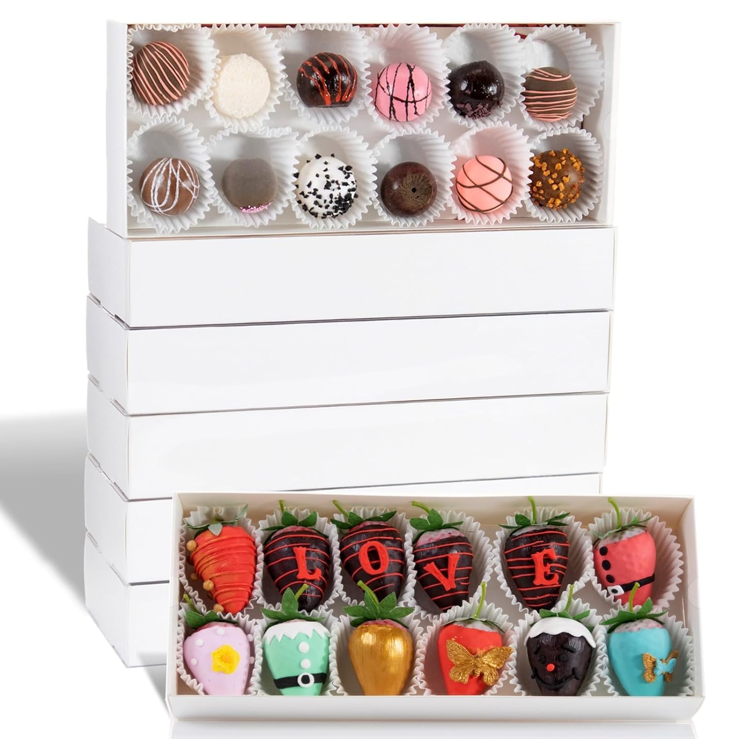 Amazon.com: RomanticBaking 20Pack 12x4.8x2Inch Mother's Day Clear ...