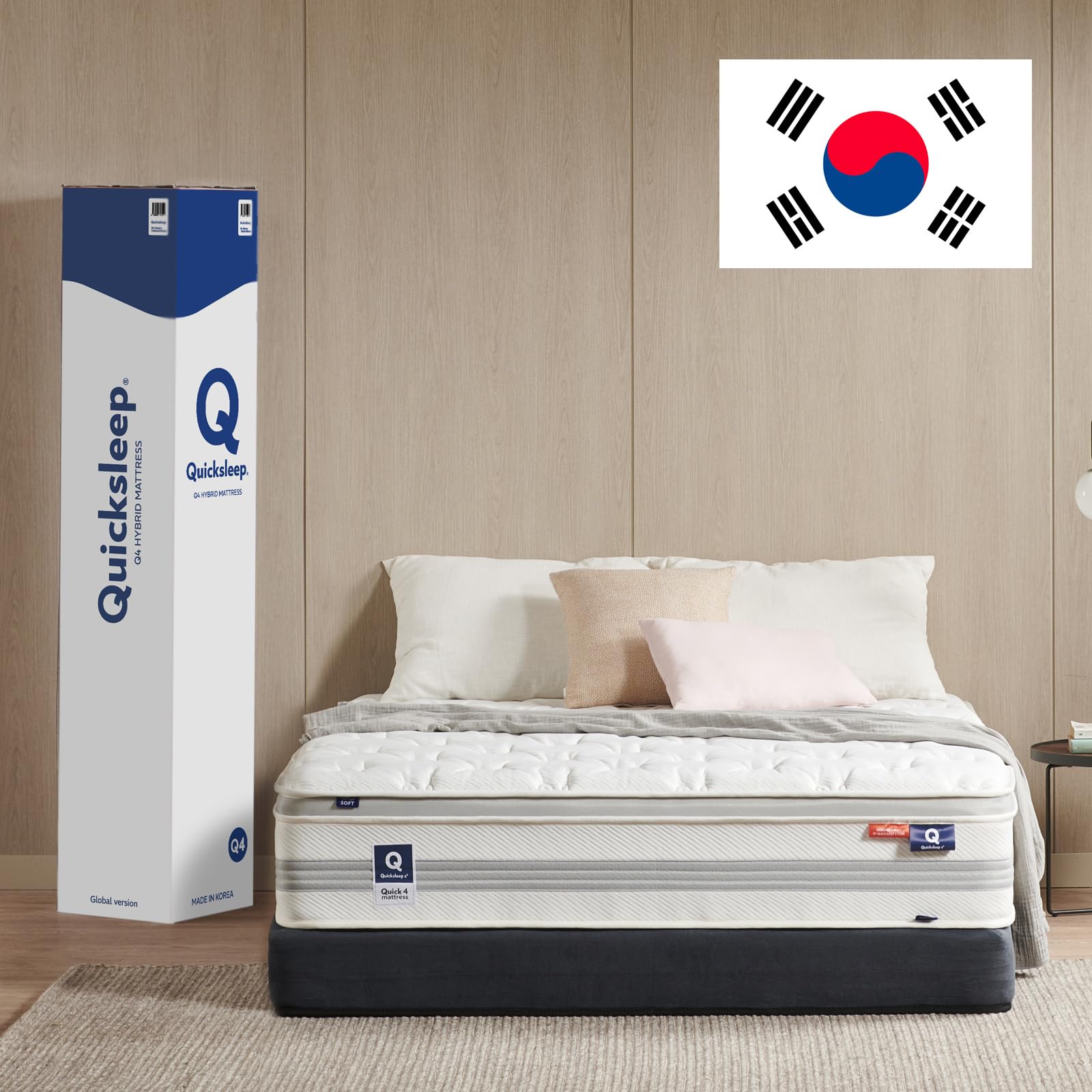 Amazon.com: QUICKSLEEP QA4 Z Cube Mattress, Premium 11.5 Inch Two-Sided ...