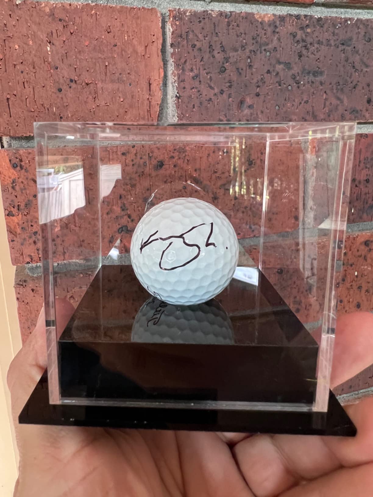 HH-GOLF Clear Acrylic Golf Ball Display Case, Golf Ball Showcase for ...