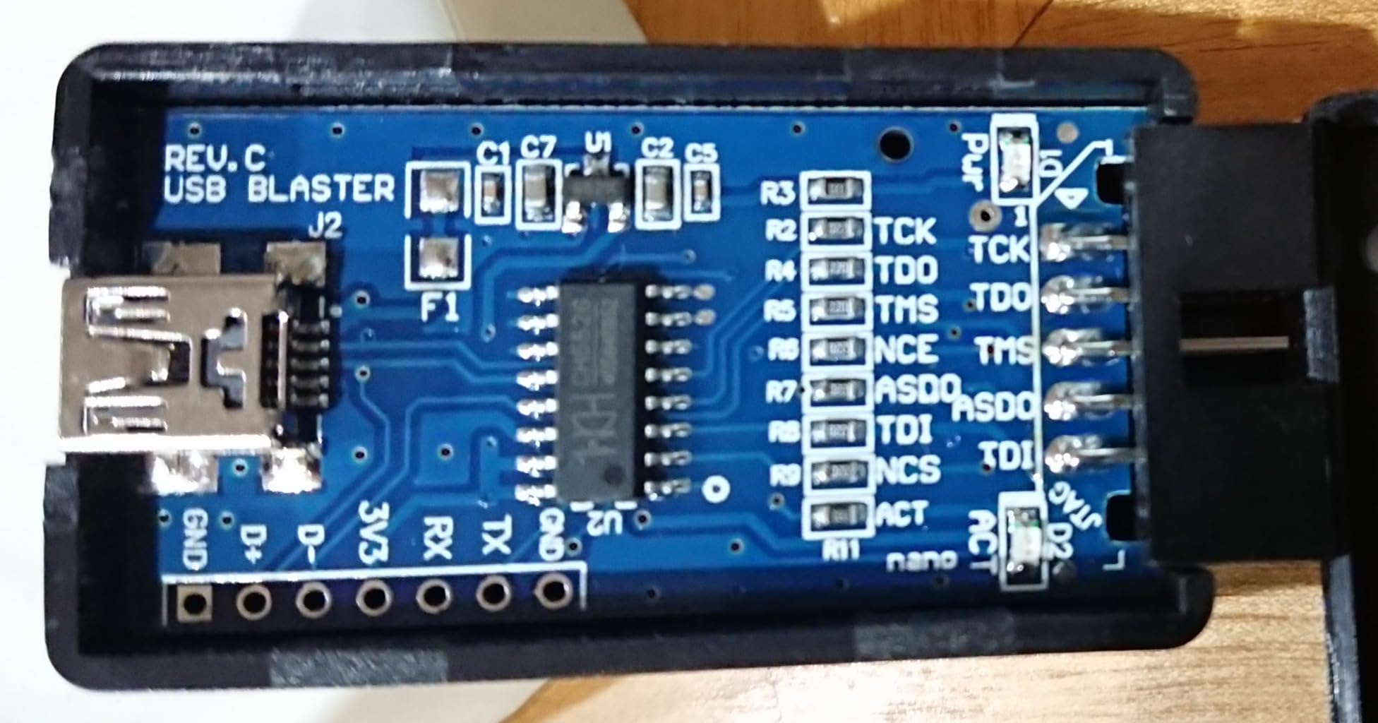 Amazon.co.jp: USB Blaster ByteBlaster II CPLD FPGAダウンロードケーブルJTAGチェーン ...