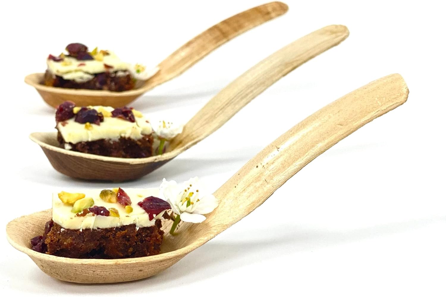 Canape King Palm Leaf Mini Bowls - Disposable Biodegradable Wooden ...