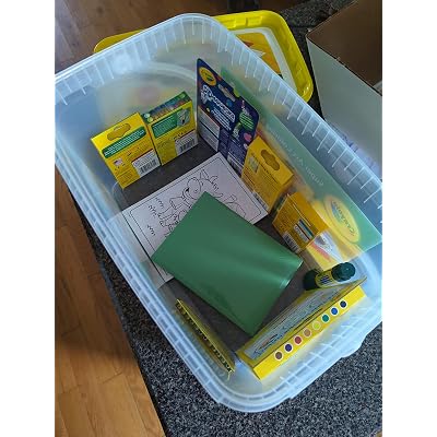 Buy Crayola Super Art Coloring Kit, Arts & Crafts Gift for Girls & Boys ...