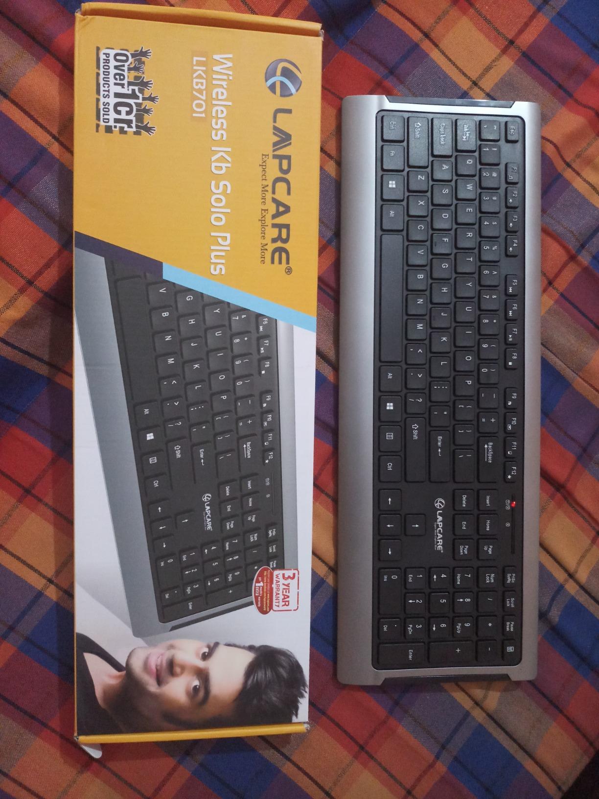 Amazon.in: Buy Lapcare Wireless Kb Solo Plus Keyboard (Black) Online at ...