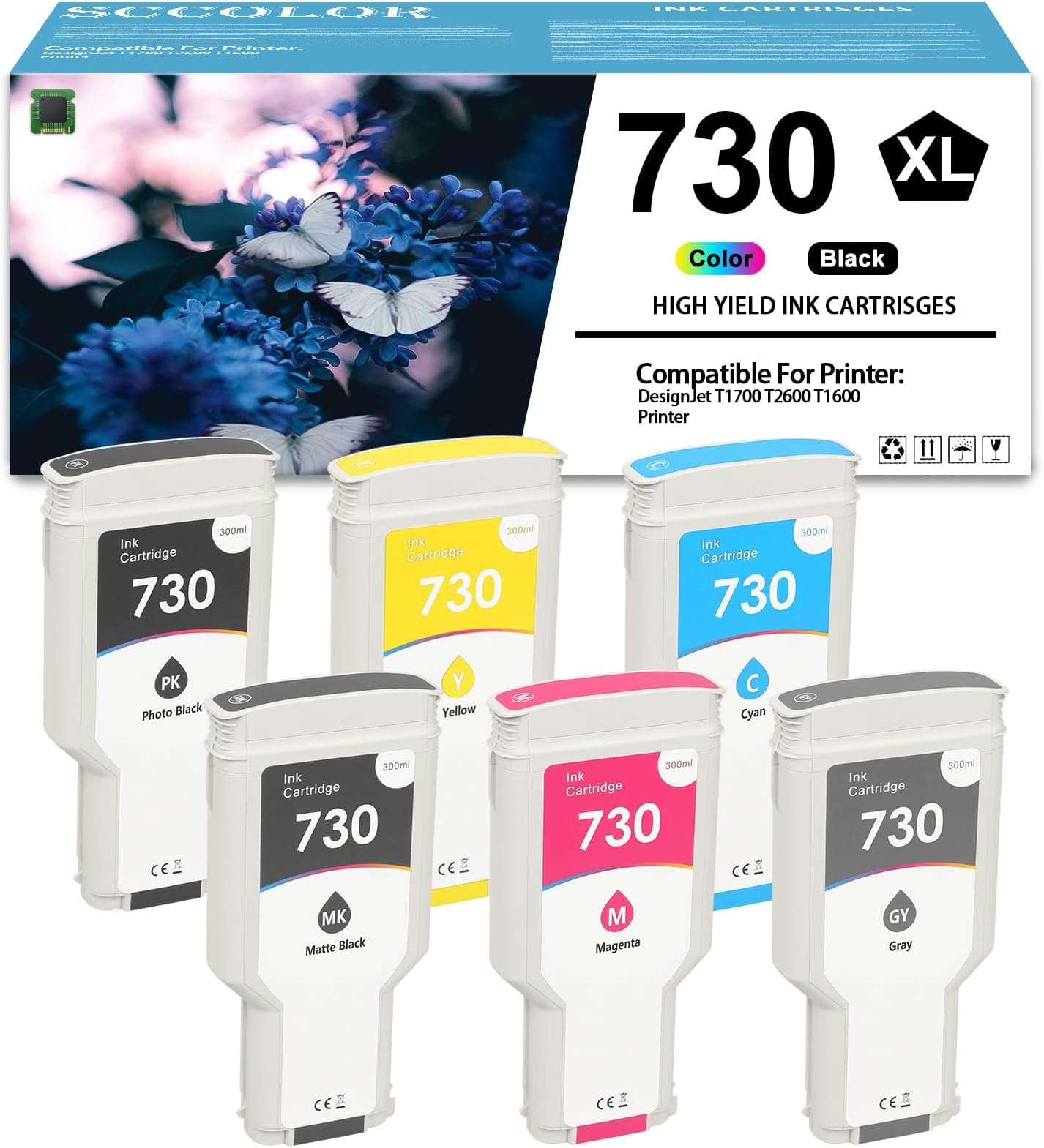 Amazon.com: HP 730 (P2V62A) Ink Cartridge - Cyan : Office Products
