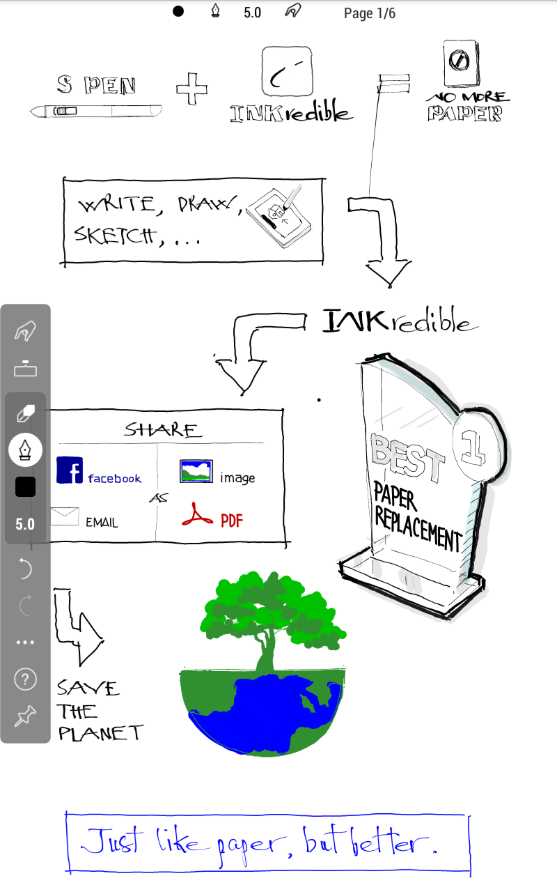 INKredible - Handwriting Note - App on Amazon Appstore