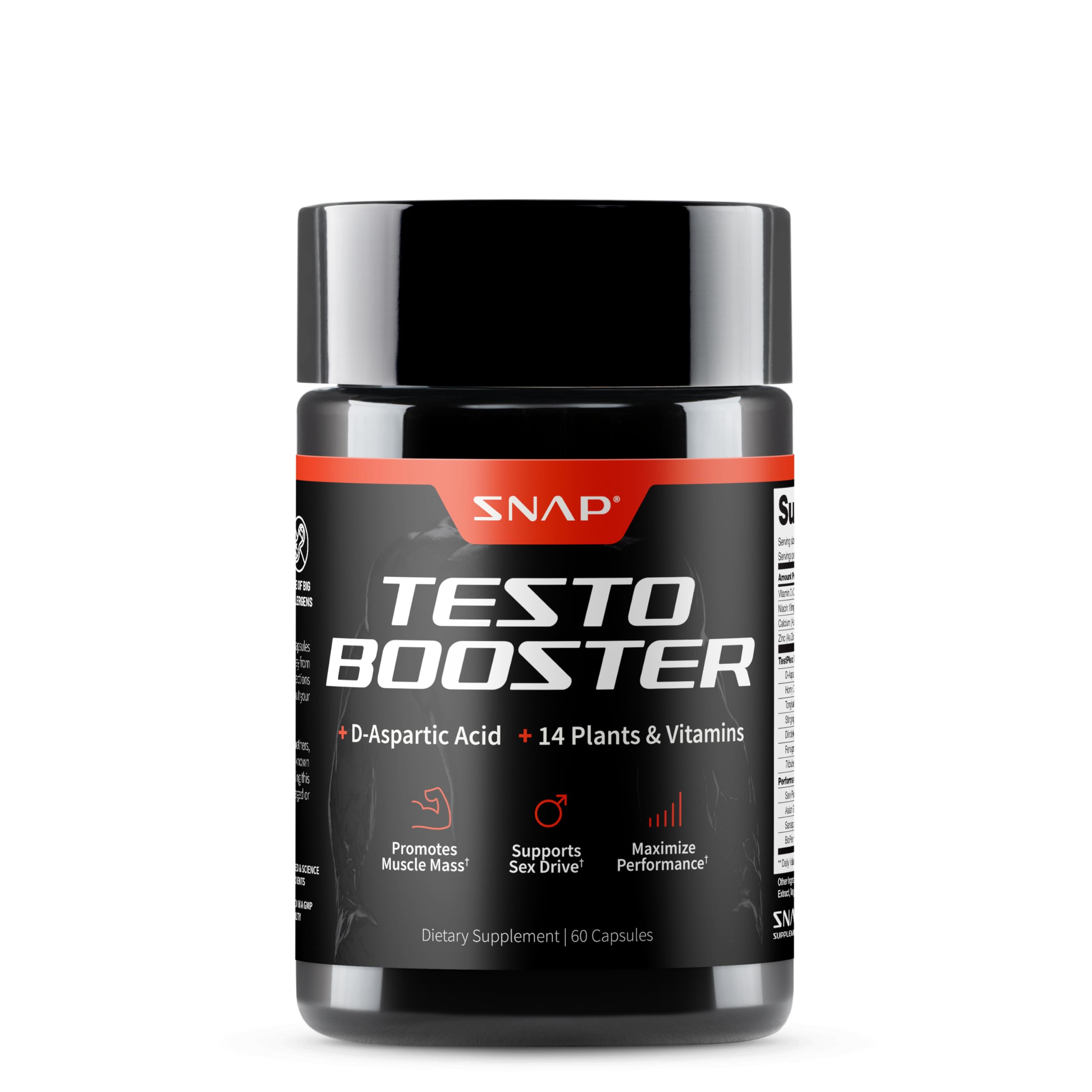 Snapklik.com : Snap Supplements Testosterone Booster For Men - Promotes ...