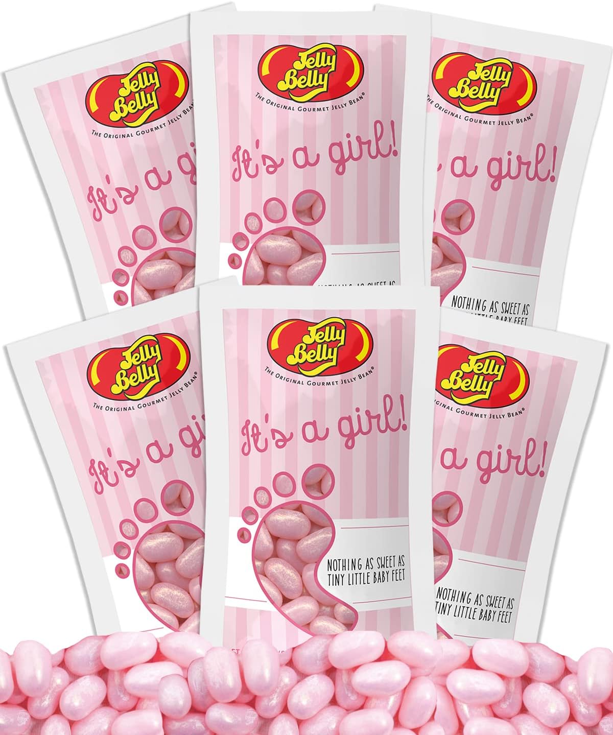 Amazon.com : Gift Box of 6 Jelly Bean Baby Shower Party Favors in Cute ...