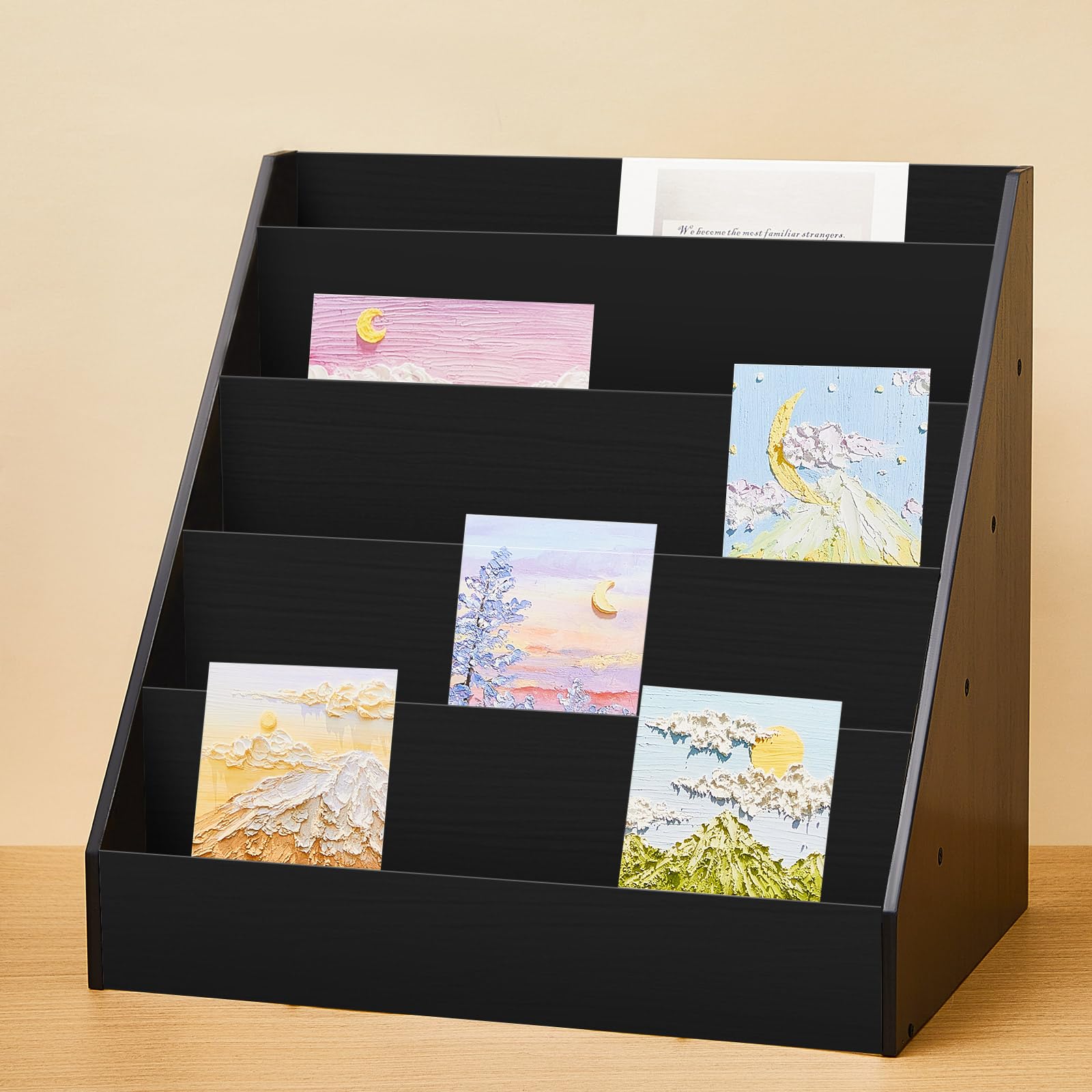 Snapklik.com : Colingmill 5 Tier Bamboo And Acrylic Sticker Display ...