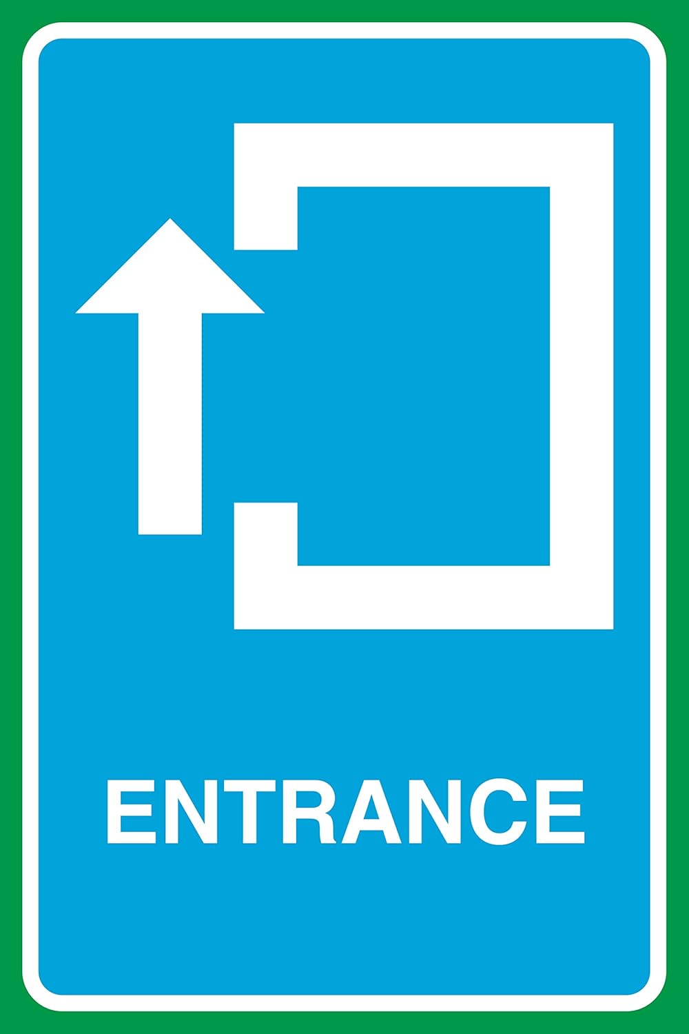Amazon.com : Entrance Print Up Arrow Picture Door Business Work Office ...