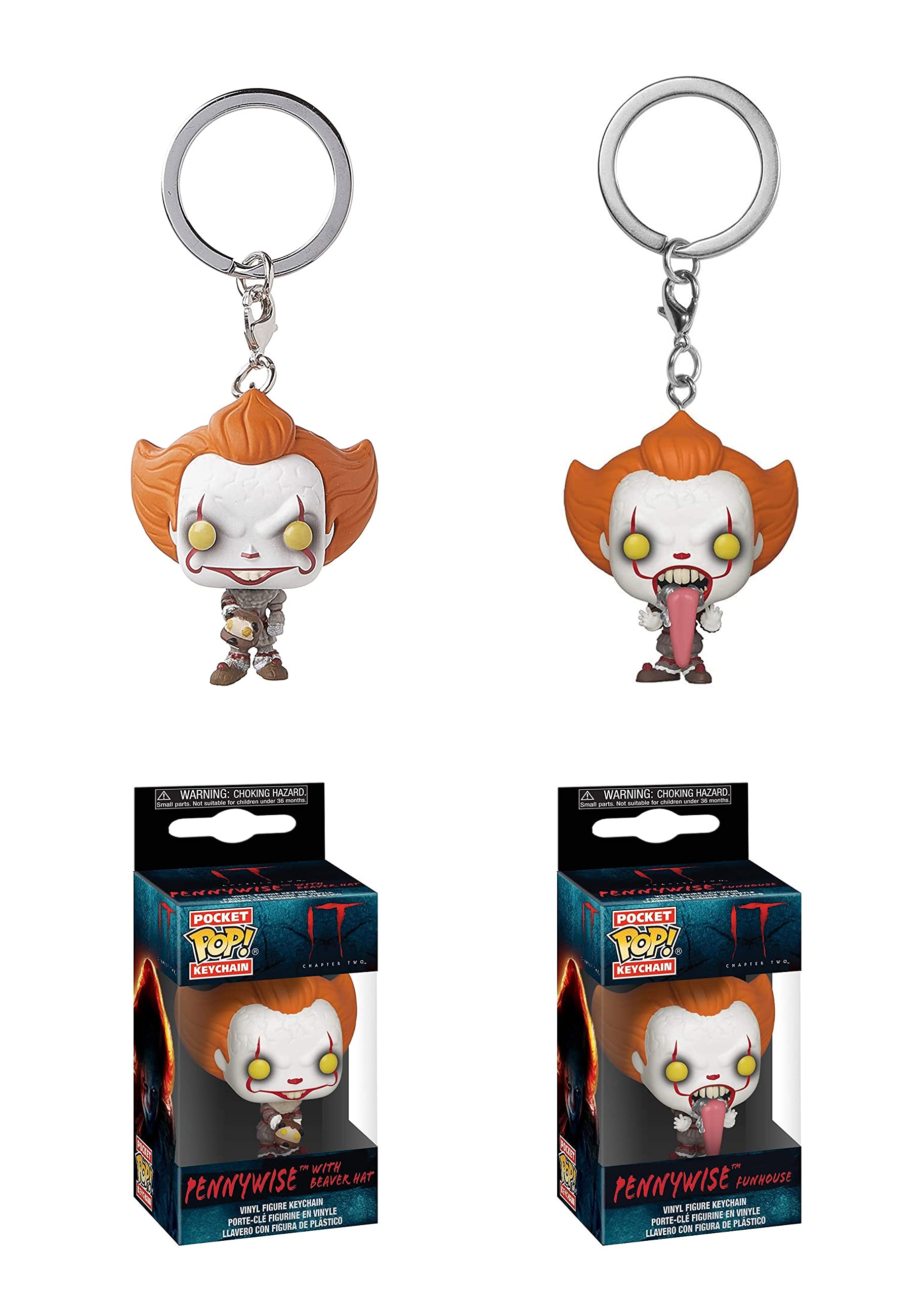Buy Pennywise IT Chapter Two Funko Pocket POP! Keychain Vinyl Figures ...