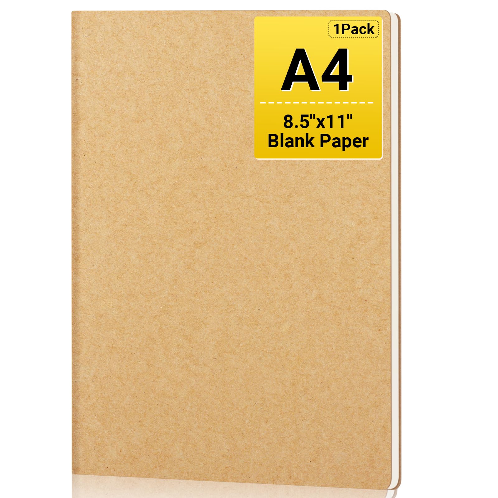 Amazon.com : EUSOAR Large Blank Notebook, 1 Pack A4 8.5" x 11" 40 ...