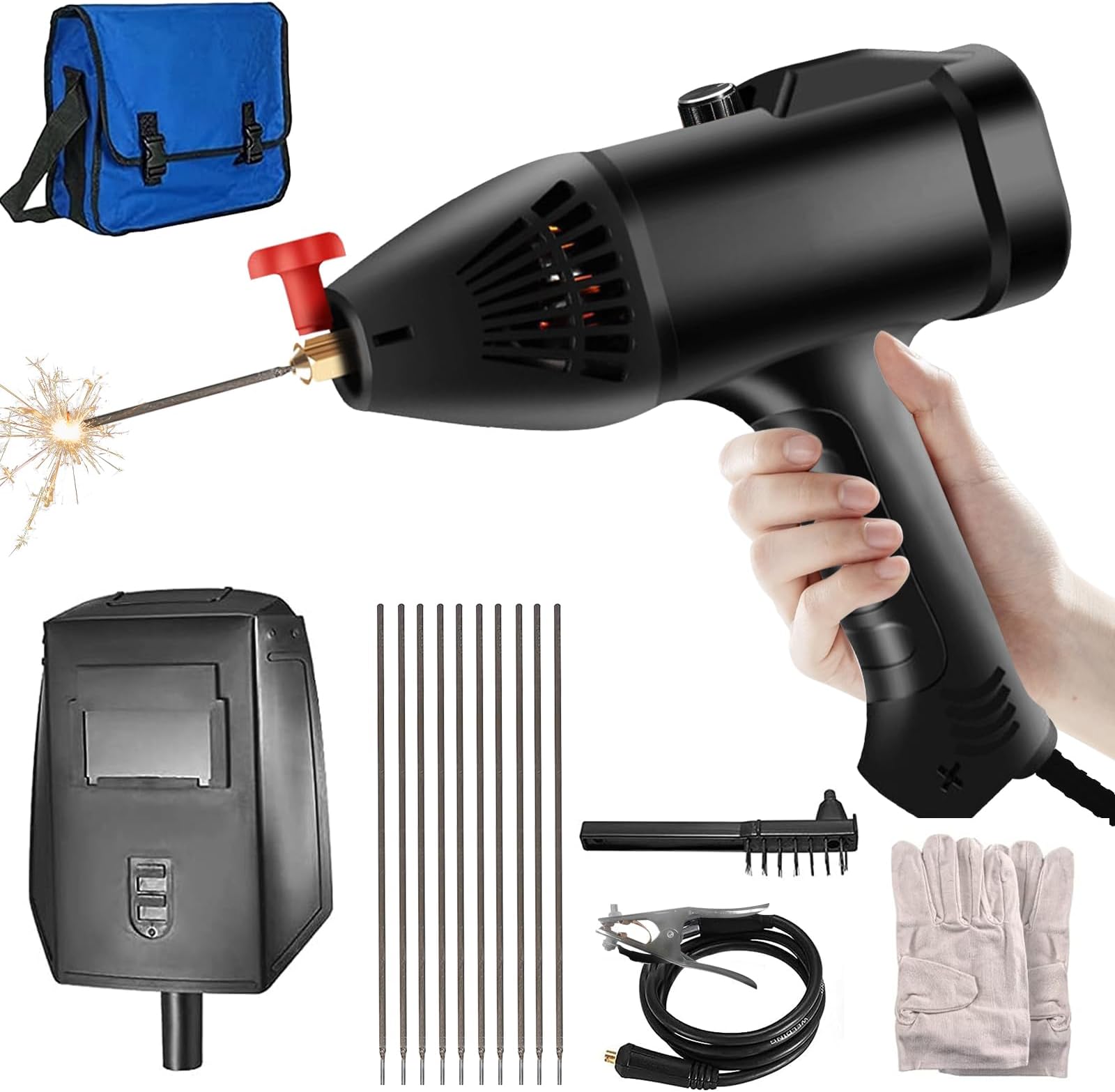 AQTZGOS Handheld arc Welding Machine, ARC250 Portable Welding Machine ...