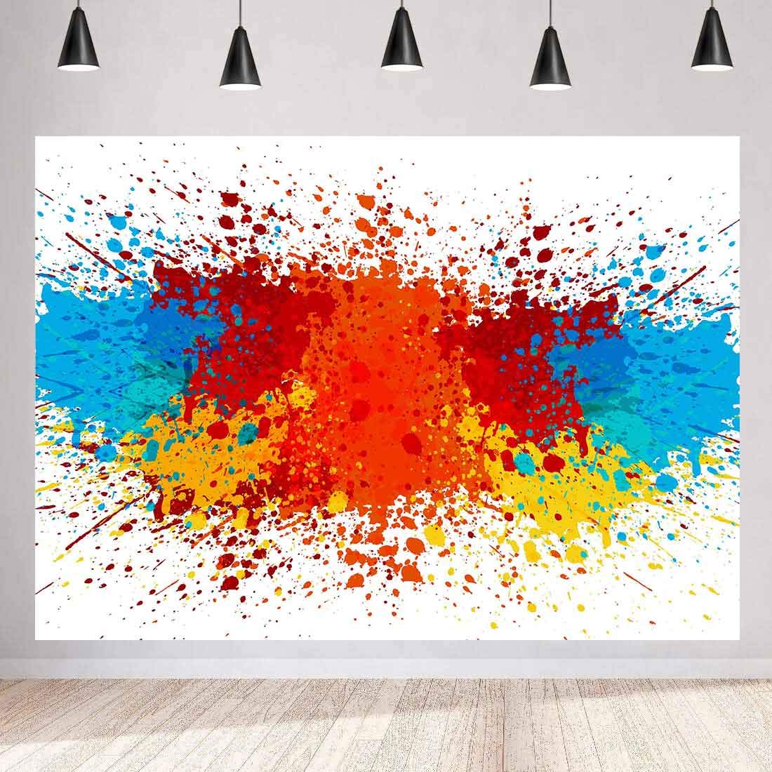 Buy Paint Backgound for Painting Art Party Abstract Paint Splatter ...