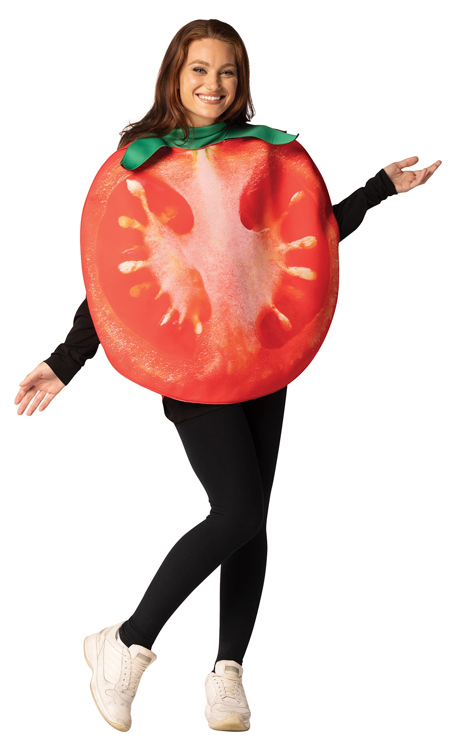 Amazon.com: Rasta Imposta Tomato Slice Halloween Costume Tomatoe Fruit ...