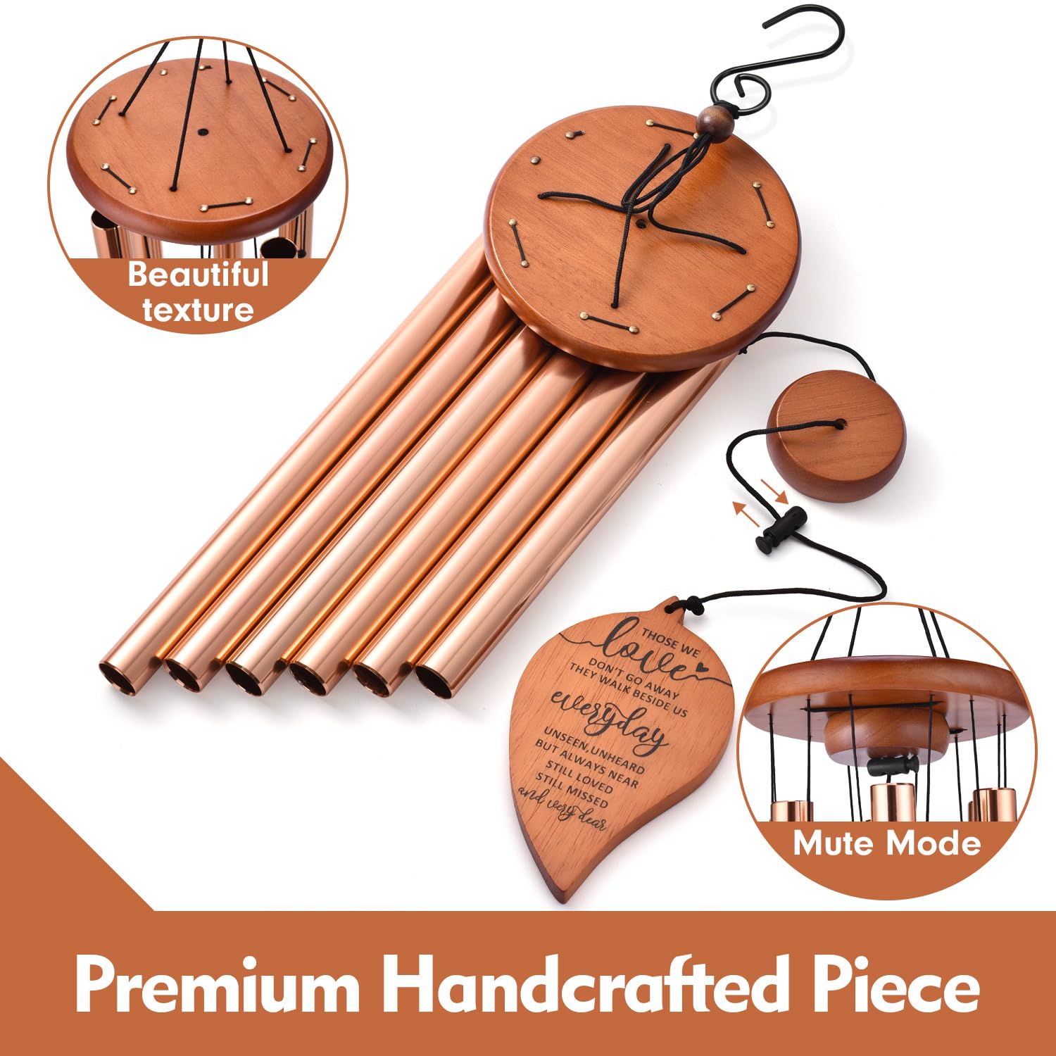 Snapklik.com : Sympathy Wind Chimes, Memorial Wind Chimes For Loss Of ...