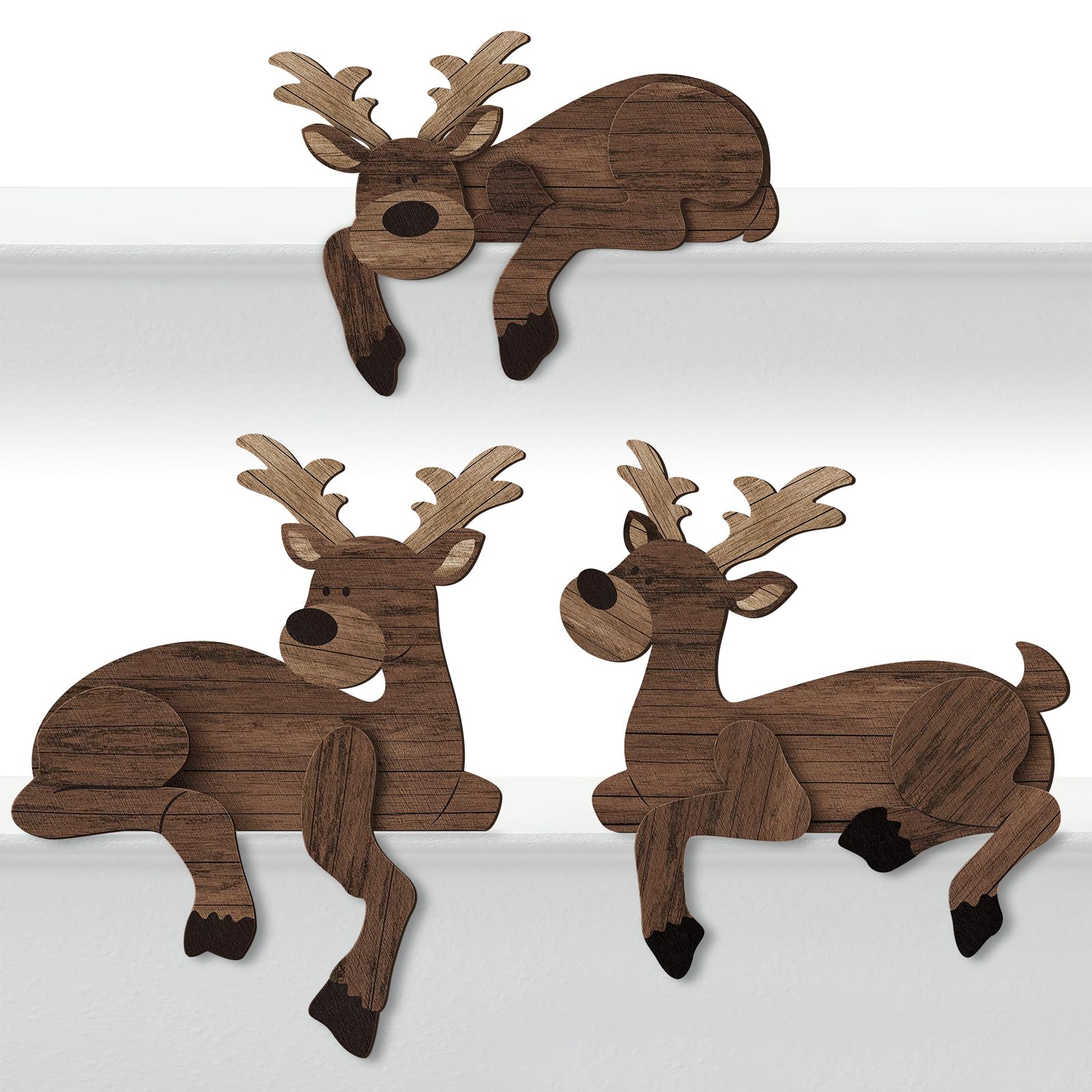 Amazon.com: Threehoney 3 Pcs Woodland Moose Nursery Decor for Baby ...