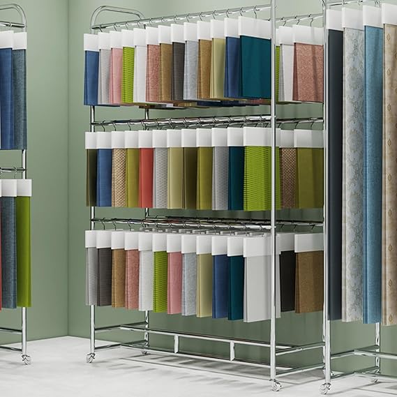 Amazon.com: Fabric Roll Storage Rack,Commercial Fabric Display Rack ...