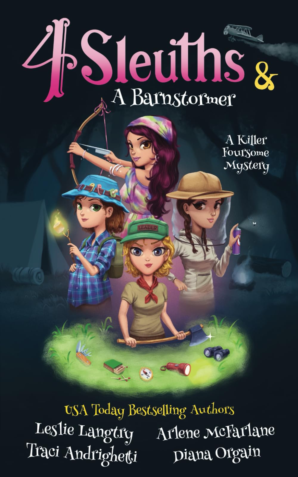 Amazon.com: 4 Sleuths & A Barnstormer (A Killer Foursome Mystery): 9781778179532: Orgain, Diana ...