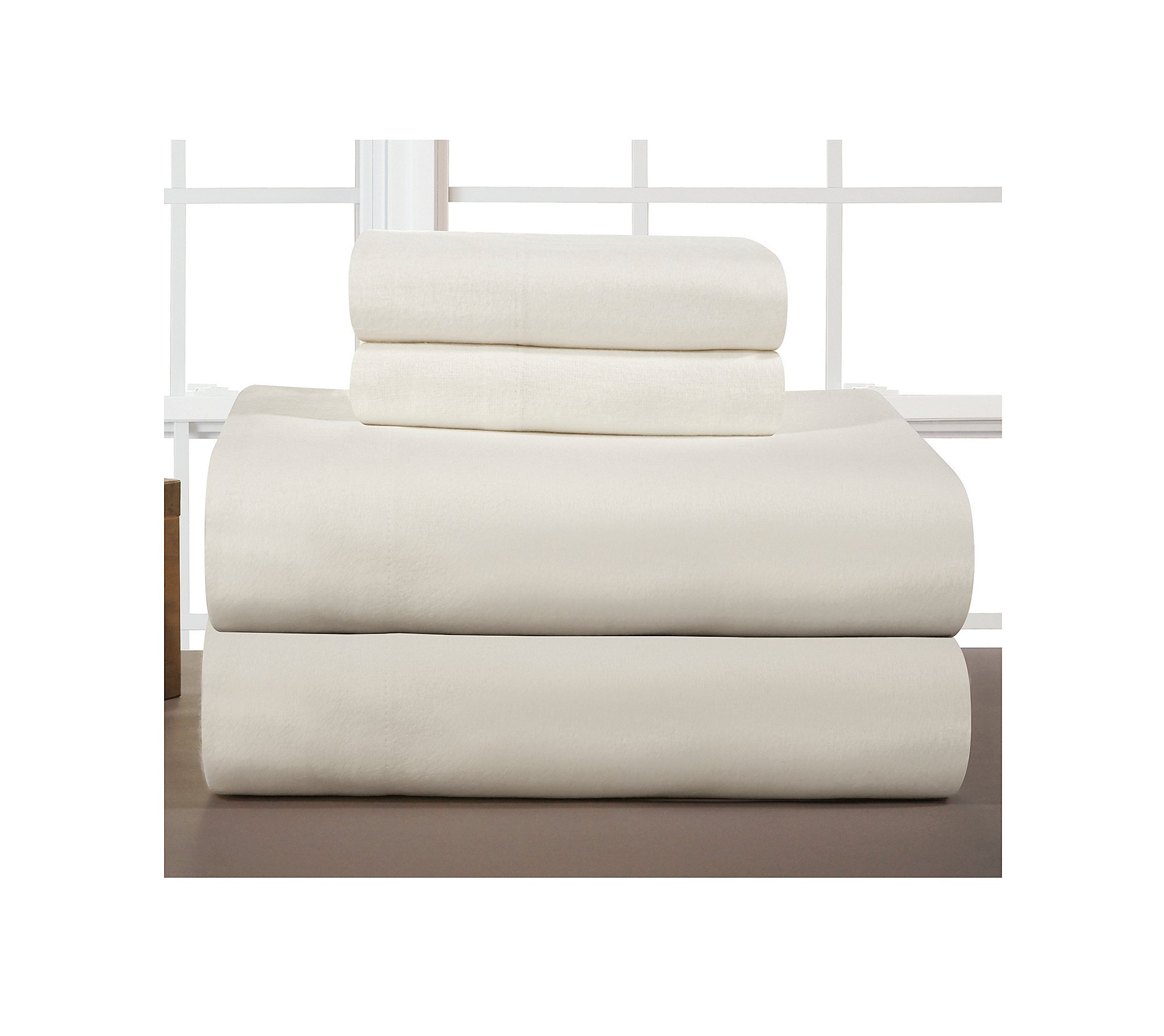 Amazon.com: Pointehaven Heavy Weight Flannel Cotton Sheet Set, Queen ...