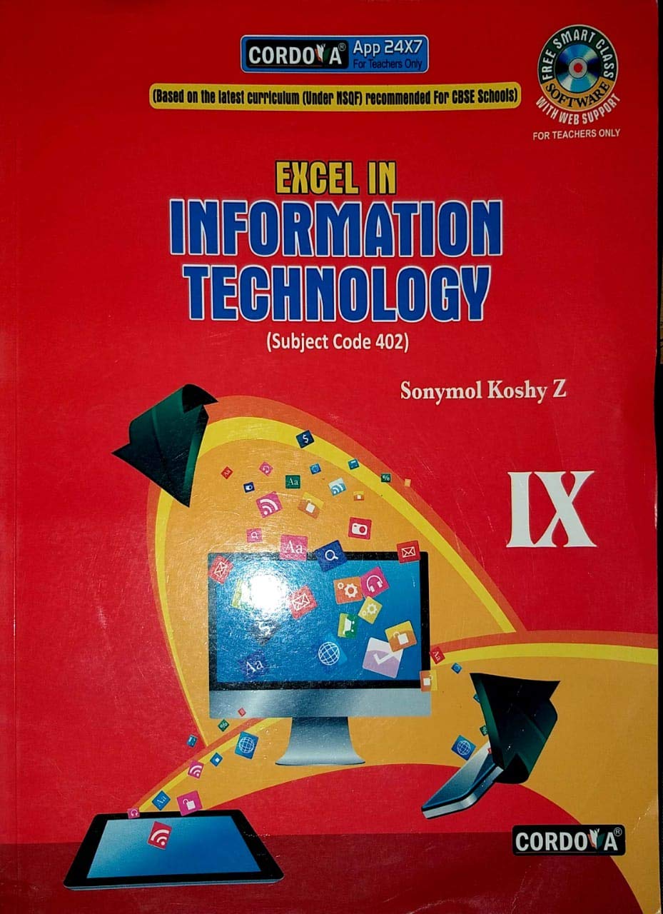 Amazon.in: Buy Cordova Excel In Information Technology Class 9 Book Online at Low Prices in ...
