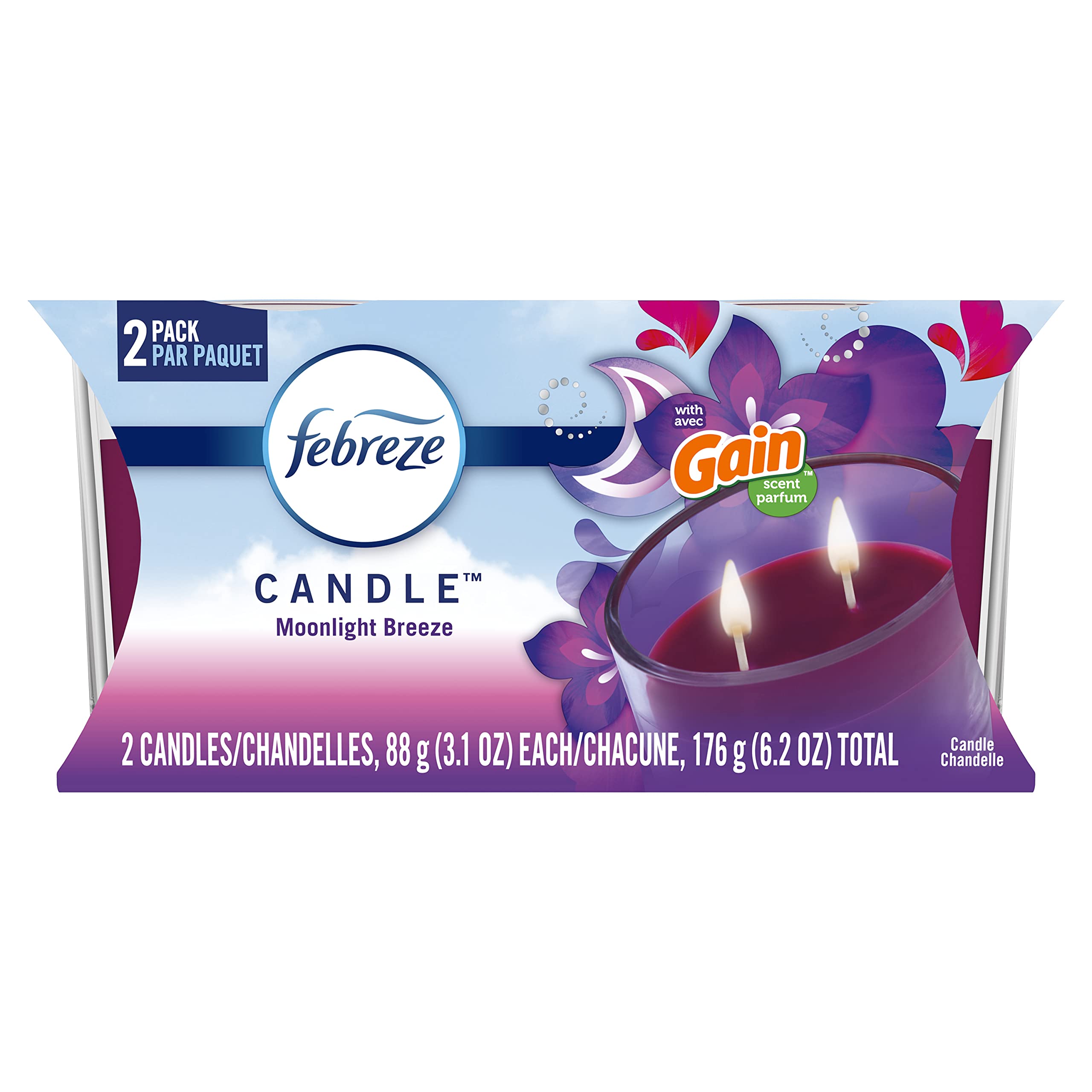 Amazon.com: Febreze Candle Gain Moonlight Breeze : Health & Household