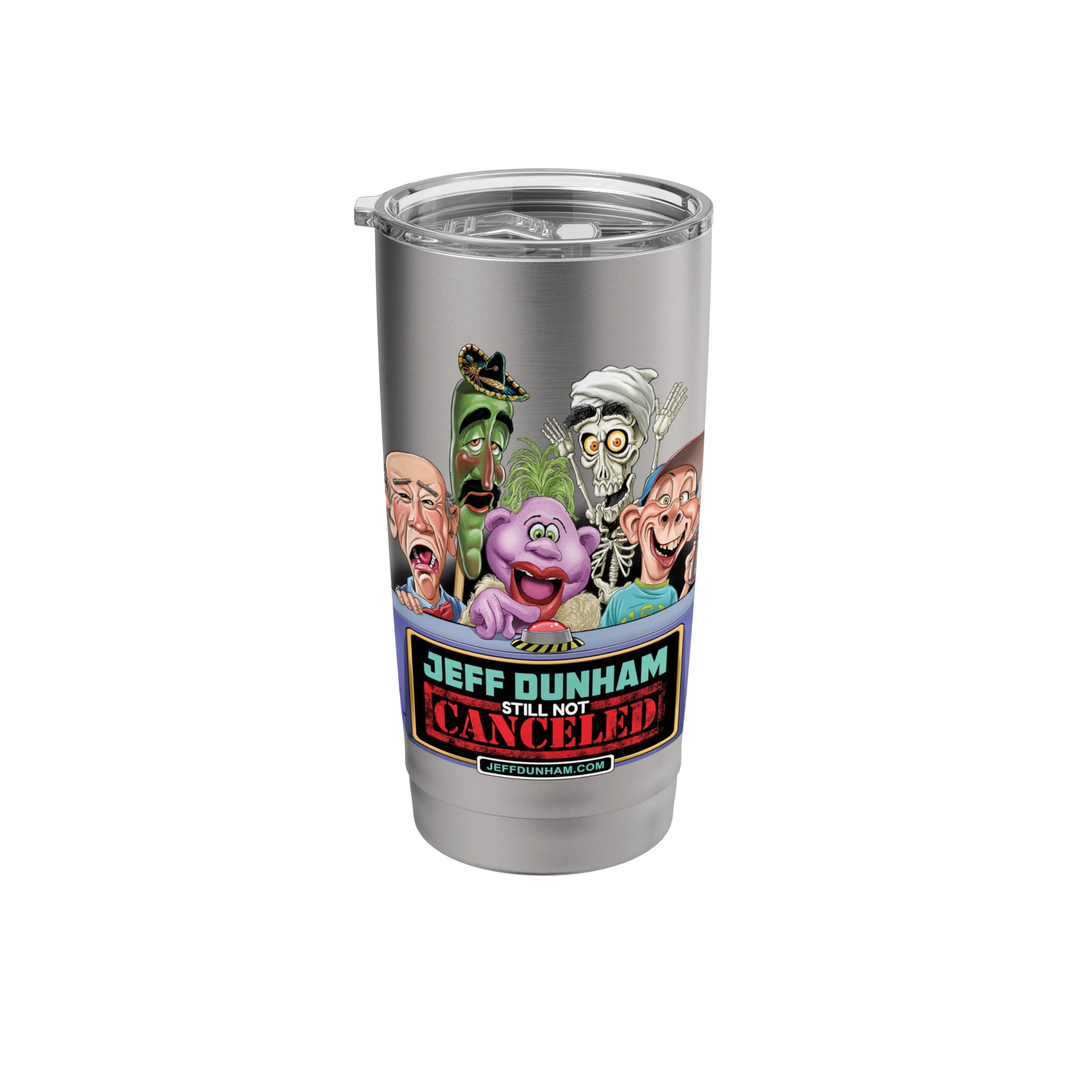Amazon.com | Jeff Dunham Still Not Canceled Group Photo Stainless Steel ...