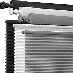 Amazon.com: Boolegon No Drill No Tools Cellular Shades Top Down Bottom Up Honeycomb Blinds Light ...